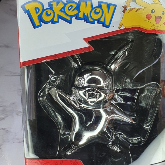 Pokemon | Toys | Pokemon Pikachu 25 Years Silver Figure | Poshmark